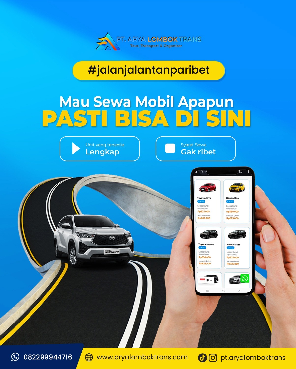 Rental Mobil Lombok - Sewa Mobil Lepas Kunci Lombok Murah mulai 100rb ...